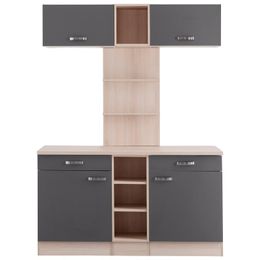 Optifit Buffet &raquo;Faro&laquo;, mit Metallgriffen, Breite 150 cm grau
