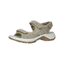 IMac Mokassin »Sandalen Leder« Beige 42 42 Verschluss: Schlupfschuh