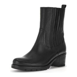 Gabor COMFORT Stiefelette &raquo;Stiefelette Leder/Textil&laquo; Schwarz 38,5 38,5 Verschluss: Rei&szlig;verschluss