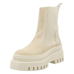 Steve Madden Stiefelette »Stiefelette Leder/Textil« Beige 39 39 Verschluss: Schlupfschuh
