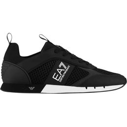 EA7 Emporio Armani EA7 Low-Top Sneaker - Heren Sneaker - Gr. 44 (EU) - in Schwarz - f&uuml;r Damen