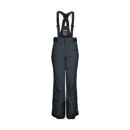 Killtec Skihose »KSW 198 GRLS SKI PNTS« Wasserdichte Skihose mit abnehmbaren Trägern und verstellbarer Taille nachtblau 152 - Normalgrößen...