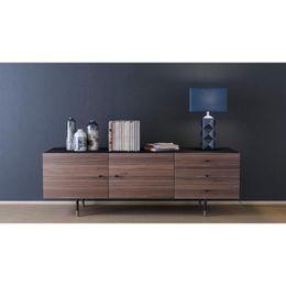WOODMAN Sideboard &raquo;Jugend Kommode&laquo; mit Holzfurnier aus Eiche, Breite 180 cm, FSC schwarz