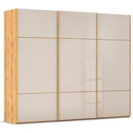Rauch Schwebet&uuml;renschrank &raquo;Kleiderschrank Schrank Garderobe Schlafzimmerschrank SCALE-TRIO&laquo; edle dreigeteilte Front mit 2 Zierleisten Glasfront MADE 