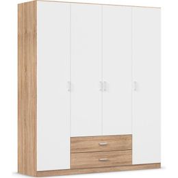 Rauch Drehtürenschrank »Kleiderschrank Schrank Garderobe Wäscheschrank GAMMA in 3 Breiten« mit 6 Schubladen, in schlichtem Design TOPSELLER MADE IN...