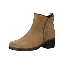 Gabor Stiefelette »Stiefelette Veloursleder« Mittelbraun 44 44 Verschluss: Reißverschluss