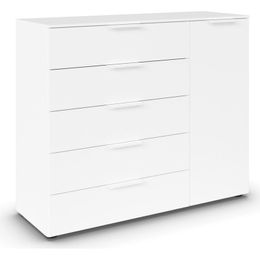 Rauch Schubkastenkommode »Kommode Türkommode Sideboard Kombikommode FLIPP« Breite 120 cm mit 2 Einlegeböden, 1-türig mit 5 Schubladen und...