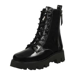 Paul Green Schnürstiefelette »Stiefelette Leder« Schwarz Lack 38 38 Verschluss: Schnürung
