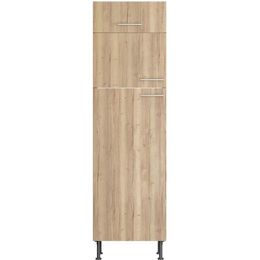 Optifit K&uuml;hlumbauschrank &raquo;Klara&laquo; Breite 60 cm braun Spanplatte
