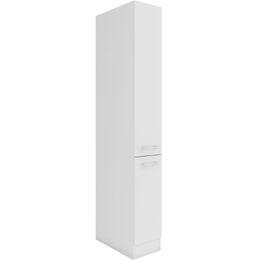 Optifit Apothekerschrank &raquo;Bella&laquo; Breite 30 cm, H&ouml;he 206, 8 cm, 2 Ausz&uuml;ge wei&szlig;/wei&szlig;-anthrazit wei&szlig;