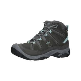 Keen Trekkingschuh »Wanderschuhe Leder/Textil« Grau/Blau 40,5 40,5 Verschluss: Schnürung