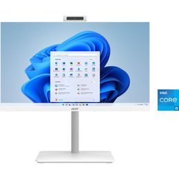 Acer All-in-One PC »Aspire C24-A« weiß 1x HDMI, 6x USB-A, 2x USB-C, 1x LAN, 1x Kartenleser, 3x Audio