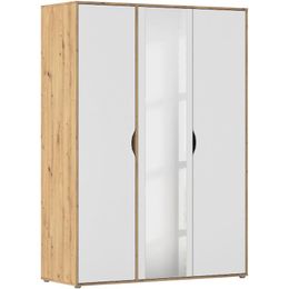 Rauch Dreht&uuml;renschrank &raquo;Kleiderschrank Schrank Garderobe W&auml;scheschrank NARAI mit Spiegel&laquo; in 3 verschiedenen Ausstattungen BASIC/CLASSIC/PREMIUM, 