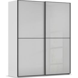 Rauch Schwebetürenschrank »Kleiderschrank Schrank Garderobe Schlafzimmerschrank SCALE-DUO« edle zweigeteilte Türen Glas-Front mit 3 Zierleisten...