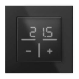 homematic IP Smart-Home-Zubeh&ouml;r &raquo;Bundle Glas-Wandthermostat + Glasrahmen 1-fach&laquo; schwarz F&uuml;r die Verwendung dieses Produktes ist ein homematic IP 