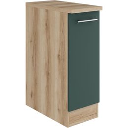 Optifit Apothekerschrank &raquo;Bella&laquo; Breite/H&ouml;he 30/84,8 cm, Anbau-und Unterbau m&ouml;glich gr&uuml;n Spanplatte