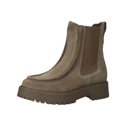 Nero Giardini Stiefelette »Stiefelette Veloursleder/Textil« Dunkelbeige 36 36 Verschluss: Schlupfschuh