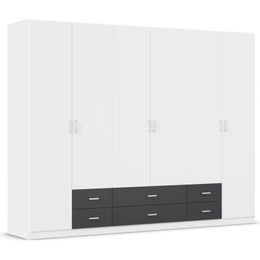 Rauch Dreht&uuml;renschrank &raquo;Kleiderschrank Schrank Garderobe W&auml;scheschrank GAMMA in 3 Breiten&laquo; mit 6 Schubladen, in schlichtem Design TOPSELLER MADE IN 