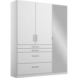Rauch Dreht&uuml;renschrank &raquo;Kleiderschrank Schrank Garderobe Garderobenschrank Topseller HOMBURG&laquo; mit Spiegel, oberer Schubkasten mit Einteilung MADE IN 