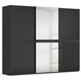 Rauch Schwebet&uuml;renschrank &raquo;Kleiderschrank Schrank Garderobe Schlafzimmerschrank SCALE-LINE&laquo; edle Optik mit Bauchbinde mit Glas/Spiegel-Front MADE IN 