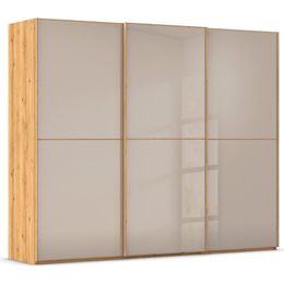 Rauch Schwebet&uuml;renschrank &raquo;Kleiderschrank Schrank Garderobe Schlafzimmerschrank SCALE-DUO&laquo; edle zweigeteilte T&uuml;ren Glas-Front mit 3 Zierleisten MADE 