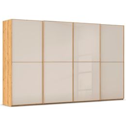 Rauch Schwebet&uuml;renschrank &raquo;Kleiderschrank Schrank Garderobe Schlafzimmerschrank SCALE-DUO&laquo; edle zweigeteilte T&uuml;ren Glas-Front mit 3 Zierleisten MADE 