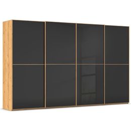 Rauch Schwebet&uuml;renschrank &raquo;Kleiderschrank Schrank Garderobe Schlafzimmerschrank SCALE-DUO&laquo; edle zweigeteilte T&uuml;ren Glas-Front mit 3 Zierleisten MADE 