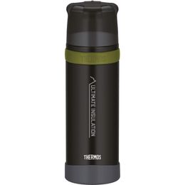 Thermos Thermoflasche »Mountain« Edelstahl schwarz 750 ml