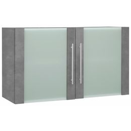 Wiho-K&uuml;chen wiho K&uuml;chen Glash&auml;ngeschrank &raquo;Flexi2&laquo; Breite 100 cm grau