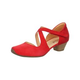 Think! Pumps »Pumps Veloursleder« Rot 36 36 Verschluss: Klettverschluss