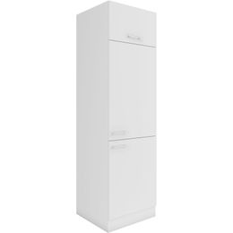 Optifit K&uuml;hlumbauschrank &raquo;Bella&laquo; Breite 60 cm, Nischenma&szlig;e B/T/H 56,7/55,5/88 cm wei&szlig; Spanplatte