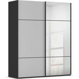 Rauch Schwebet&uuml;renschrank &raquo;Kleiderschrank Schrank Garderobe Schlafzimmerschrank SCALE-TRIO&laquo; edle dreigeteilte Front mit 2 Zierleisten Spiegel/Glas 