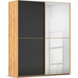 Rauch Schwebet&uuml;renschrank &raquo;Kleiderschrank Schrank Garderobe Schlafzimmerschrank SCALE-DUO&laquo; edle zweigeteilte T&uuml;ren Spiegel/Glas-Mix 3 Zierleisten MADE