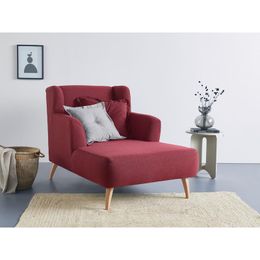 Home Affaire Loveseat &raquo;Baggio Kuschel Mega Lounge Big Sessel&laquo; rot
