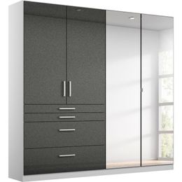 Rauch Dreht&uuml;renschrank &raquo;Kleiderschrank Schrank Garderobe Garderobenschrank Topseller HOMBURG&laquo; mit Spiegel, oberer Schubkasten mit Einteilung MADE IN 