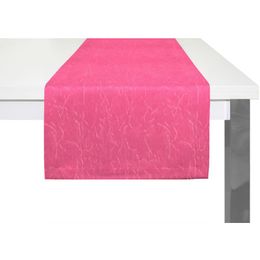 WIRTH Tischläufer »Lahnstein« pink Obermaterial: 100% Polyester B/L: 40 cm x 150 cm