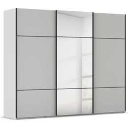 Rauch Schwebetürenschrank »Kleiderschrank Schrank Garderobe Schlafzimmerschrank SCALE-TRIO« edle dreigeteilte Front mit 2 Zierleisten und Spiegel...
