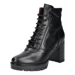Nero Giardini High-Heel-Stiefelette »Stiefelette Leder« Schwarz 35 35 Verschluss: Schnürung