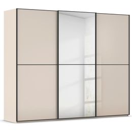 Rauch Schwebet&uuml;renschrank &raquo;Kleiderschrank Schrank Garderobe Schlafzimmerschrank SCALE-DUO&laquo; edle zweigeteilte T&uuml;ren Spiegel/Glas-Mix 3 Zierleisten MADE
