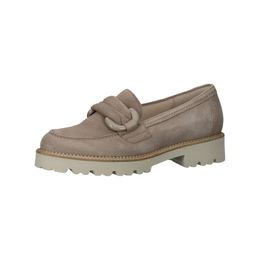 Gabor Slipper »Slipper Veloursleder« Hellbraun 35,5 35,5 Verschluss: Schlupfschuh