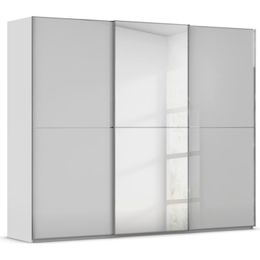 Rauch Schwebet&uuml;renschrank &raquo;Kleiderschrank Schrank Garderobe Schlafzimmerschrank SCALE-DUO&laquo; edle zweigeteilte T&uuml;ren Spiegel/Glas-Mix 3 Zierleisten MADE