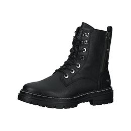 Mustang Shoes Schnürstiefelette »Stiefelette Lederimitat« Schwarz 37 37 Verschluss: Schnürung