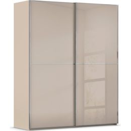 Rauch Schwebet&uuml;renschrank &raquo;Kleiderschrank Schrank Garderobe Schlafzimmerschrank SCALE-DUO&laquo; edle zweigeteilte T&uuml;ren Glas-Front mit 3 Zierleisten MADE 