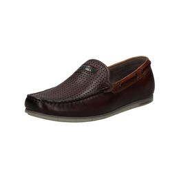 Bugatti Slipper »Slipper Leder« Dunkelrot 44 44 Verschluss: Schlupfschuh