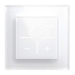homematic IP Smart-Home-Zubeh&ouml;r &raquo;Bundle Glas-Wandthermostat + Glasrahmen 1-fach&laquo; wei&szlig; F&uuml;r die Verwendung dieses Produktes ist ein homematic IP Access 