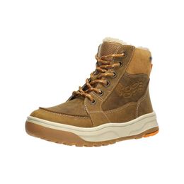 Lurchi Schnürstiefelette »Stiefelette Veloursleder« Tan 38 38 Verschluss: Schnürung