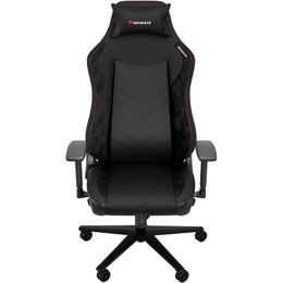 Genesis Gaming-Stuhl »NITRO 890 G2 schwarz« () Schwarz + Schwarz Sitz aus hochwertigem Schaumstoff, bezogen mit Mesh-Textil mit PureFlow -Technologie.