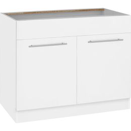 Wiho-K&uuml;chen wiho K&uuml;chen Sp&uuml;lenschrank &raquo;Unna&laquo; 100 cm breit, ohne Arbeitsplatte wei&szlig;