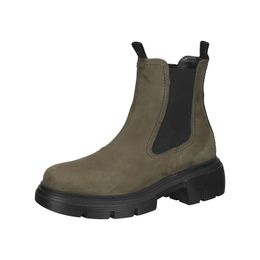 Paul Green Ankleboots »Stiefelette Nubukleder« Oliv 37 37 Verschluss: Schlupfschuh