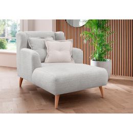 Home Affaire Loveseat &raquo;Baggio Kuschel Mega Lounge Big Sessel&laquo; silber